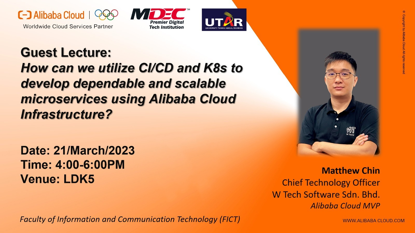 W Techs Cto Takes The Stage As Guest Lecturer At Utar W Tech Software